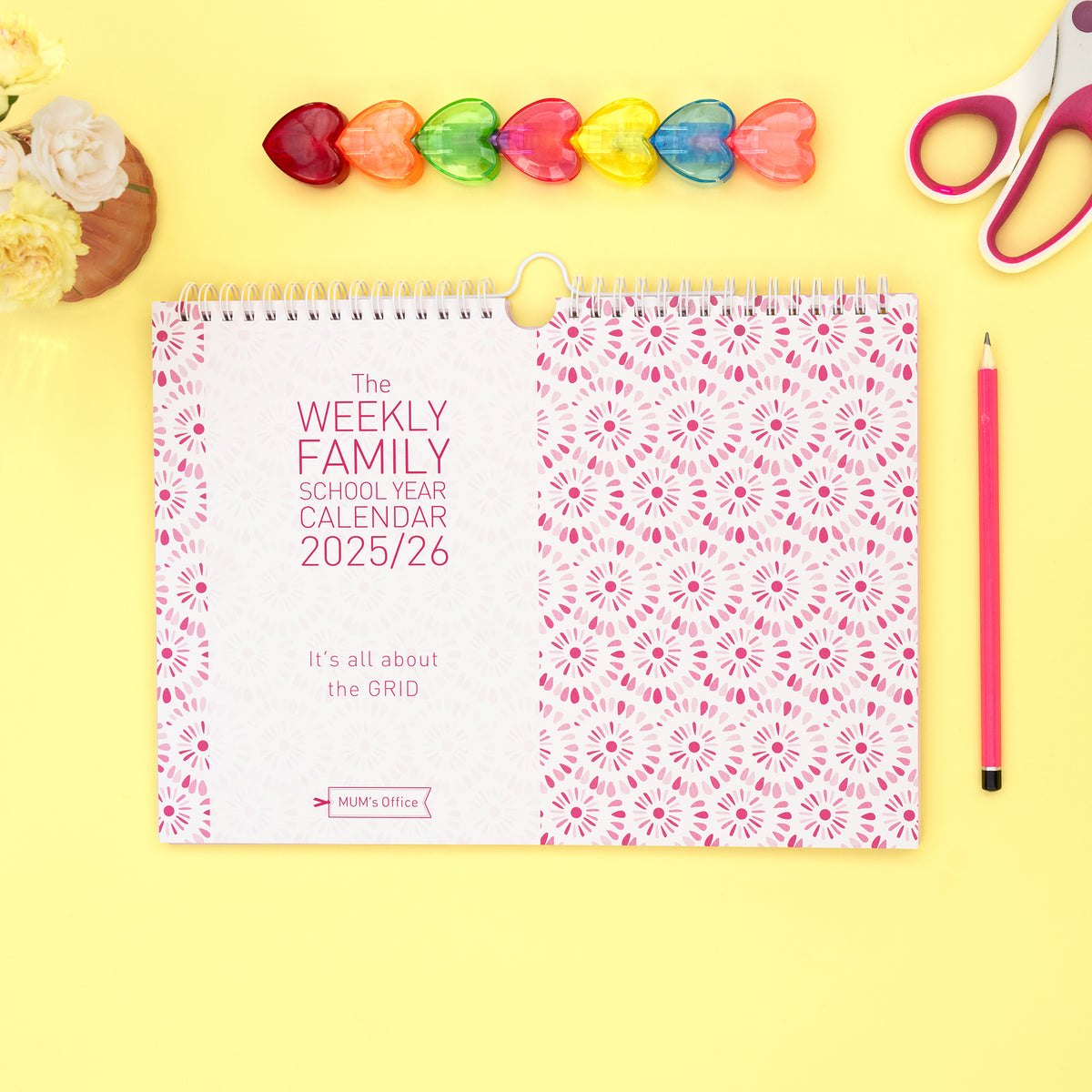 WEEKLY Family School Year Calendar 2025-26 – MUM's Office