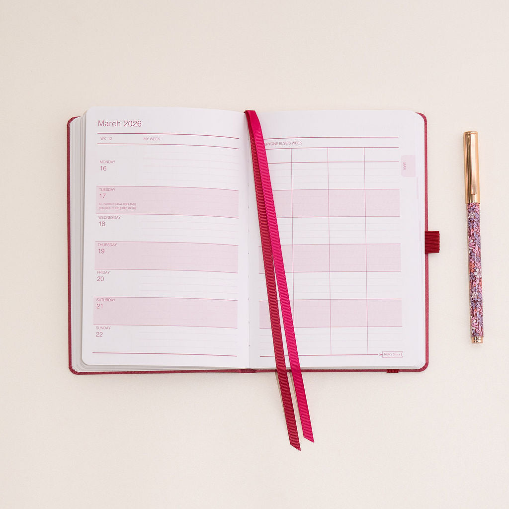 MUM's Diary 2026 by MUM's Office, Week-To-View